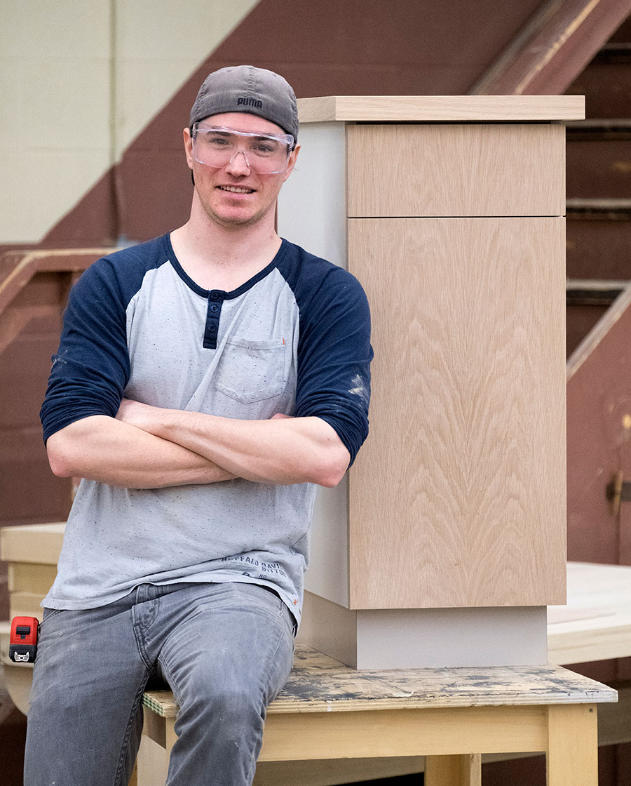 Cabinetmaking student Josh Petrie places second in woodworking ...