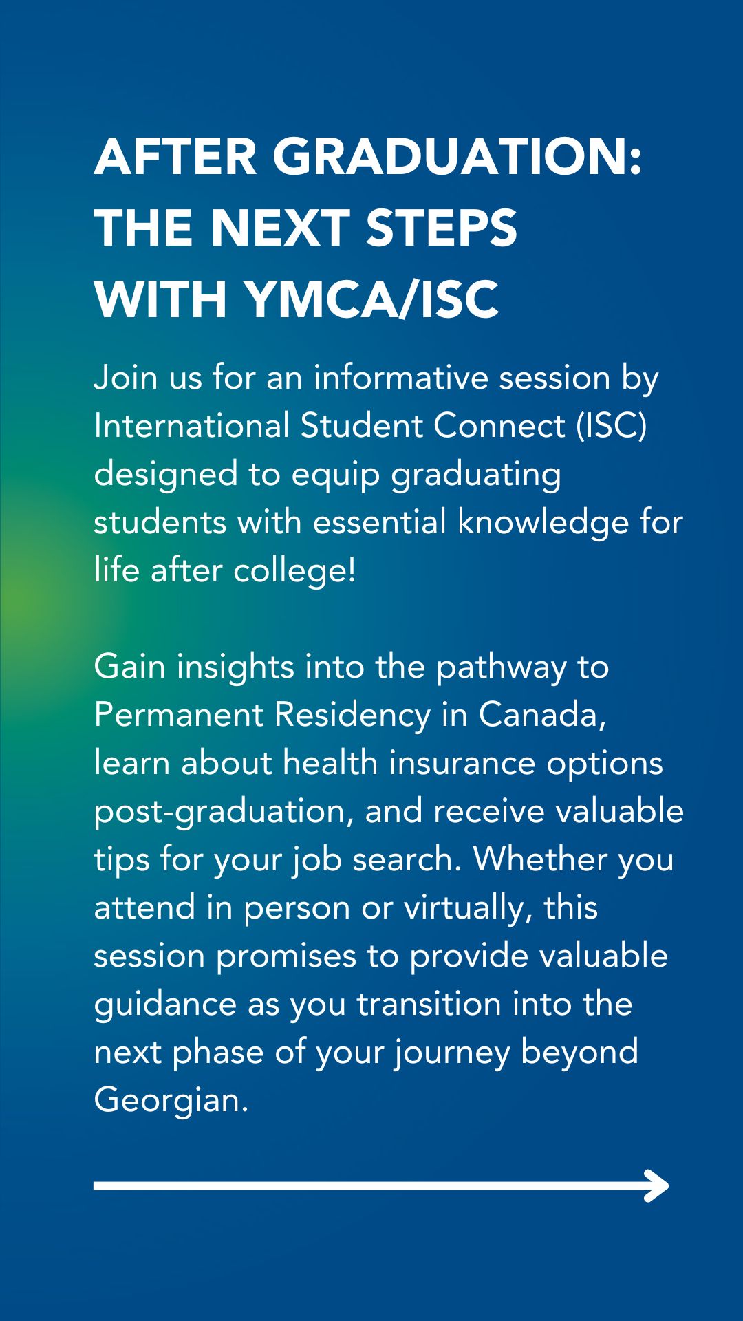 (Online) After Graduation: The Next Steps with YMCA/ISC - Event ...