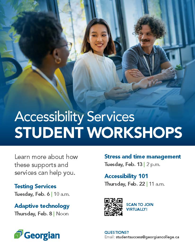 Accessibility Services: Adaptive technology - Event | Georgian College