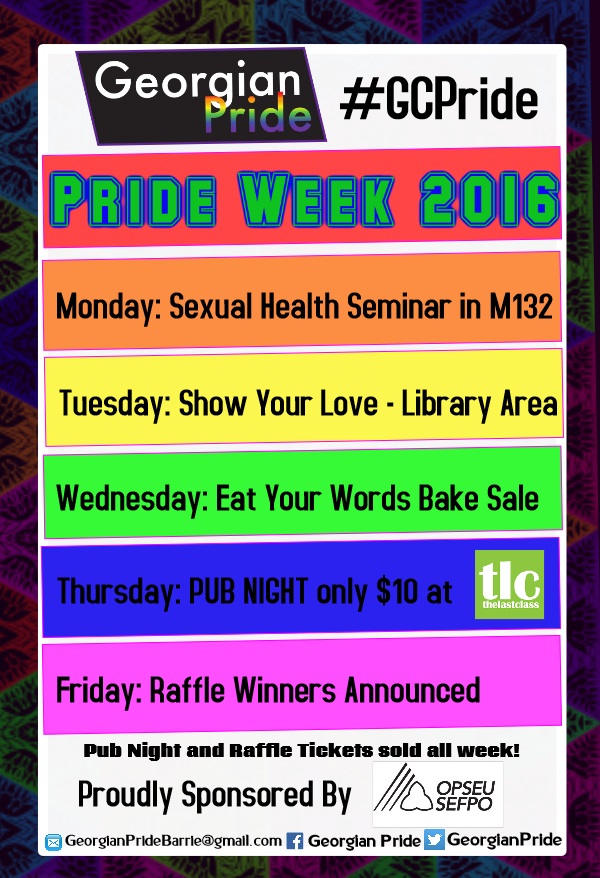 Pride Week @ Georgian - Georgian College
