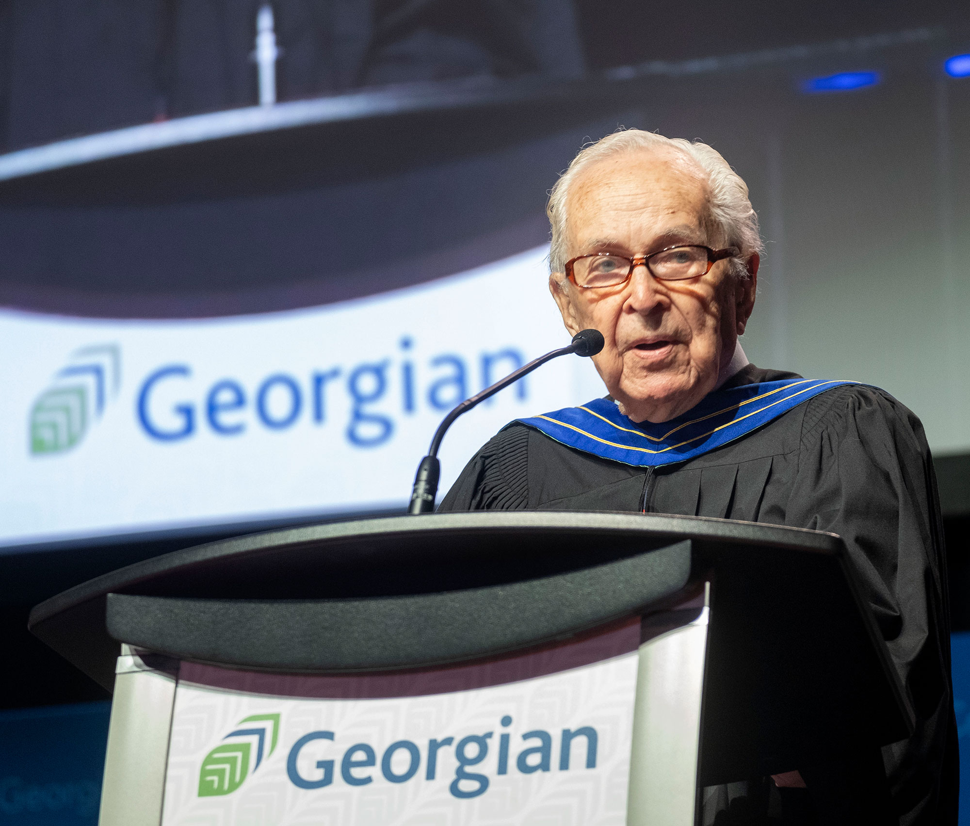 General Richard Rohmer recognized with honorary degree at Georgian ...