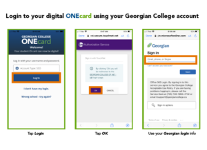 ONEcard mobile app - Georgian College