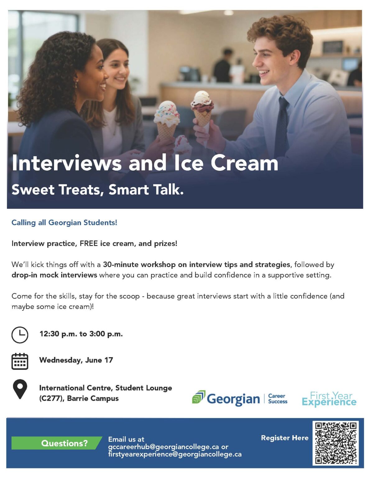 Interviews and Ice Cream - Event | Georgian College