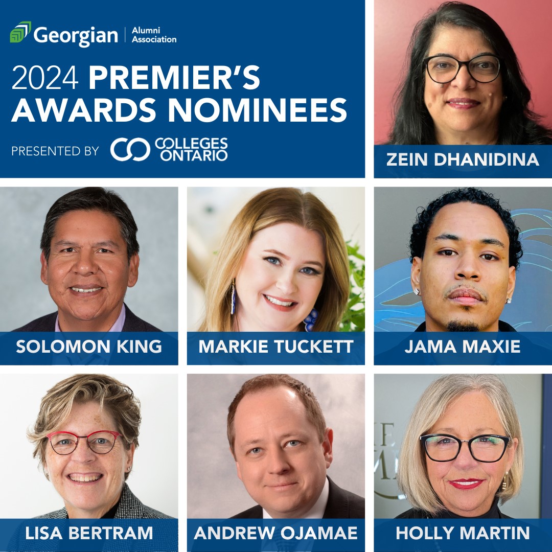 Seven Georgian College alumni nominated for prestigious Premier’s Awards - Georgian College