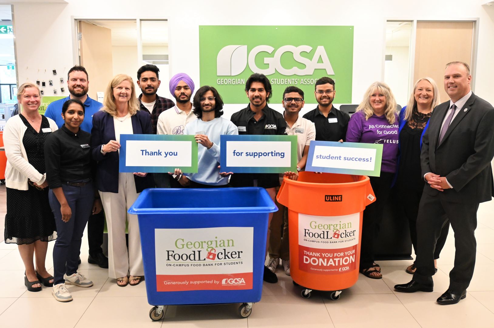 TELUS donates $10,000 to Georgian’s student food bank to honour past ...